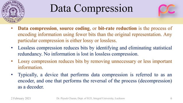 Unit 1 Introduction to Data Compression | PDF