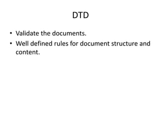 fundamentals of XML | PPT
