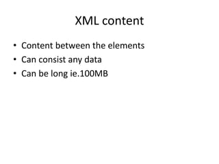 fundamentals of XML | PPT