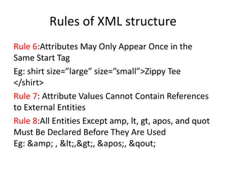 fundamentals of XML | PPT