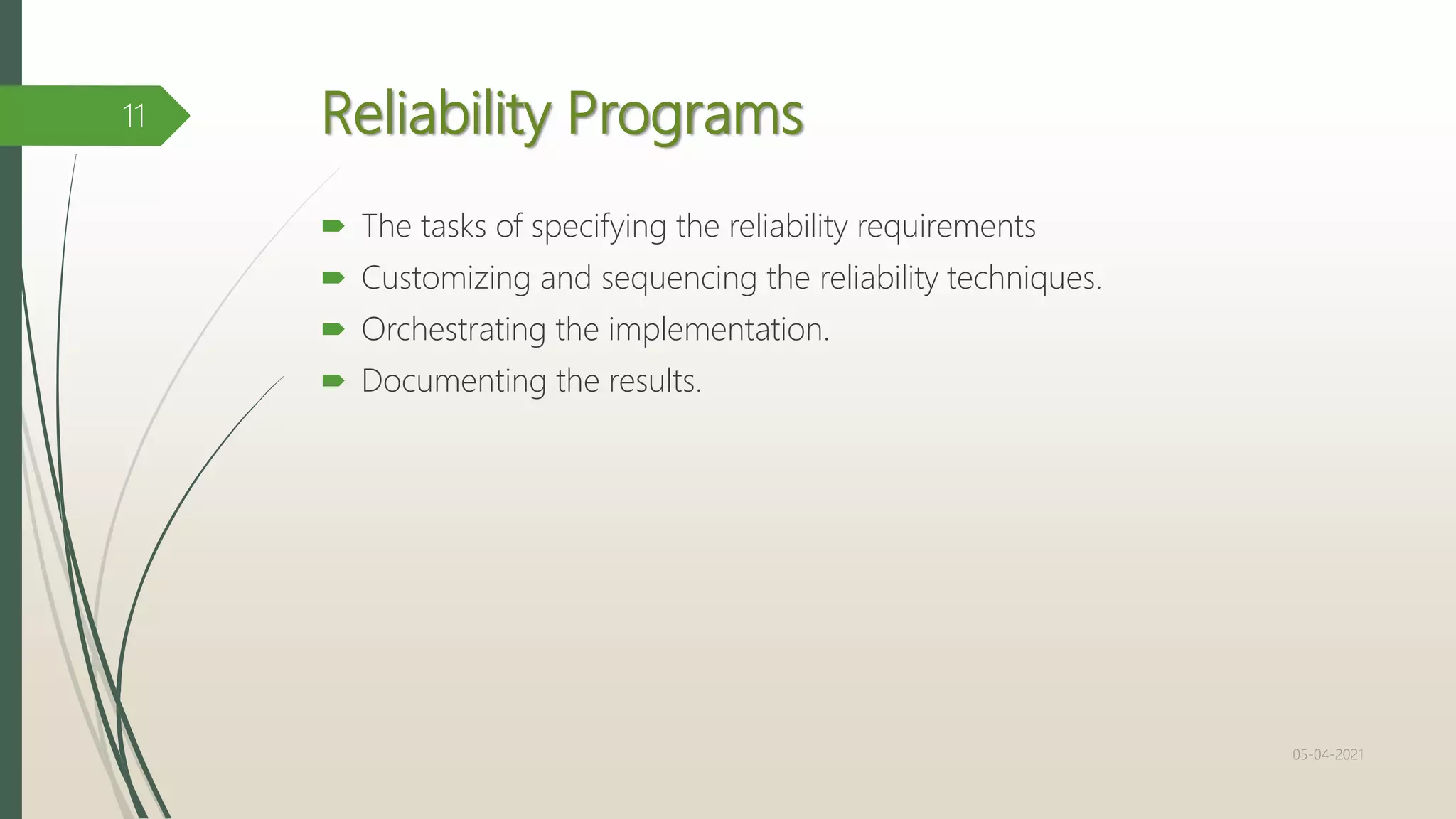 Unit 1 : Reliability Basics | PPTX