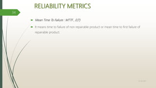 Unit 1 : Reliability Basics | PPTX