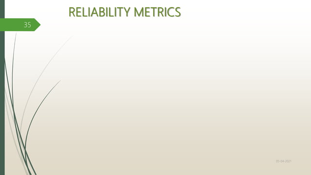 Unit 1 : Reliability Basics | PPTX