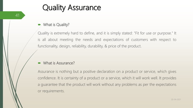 Unit 1 : Reliability Basics | PPTX