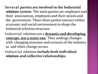 Industrial relations- Meaning,Objectives,Causes and Suggestions to ...