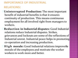 Industrial relations- Meaning,Objectives,Causes and Suggestions to ...
