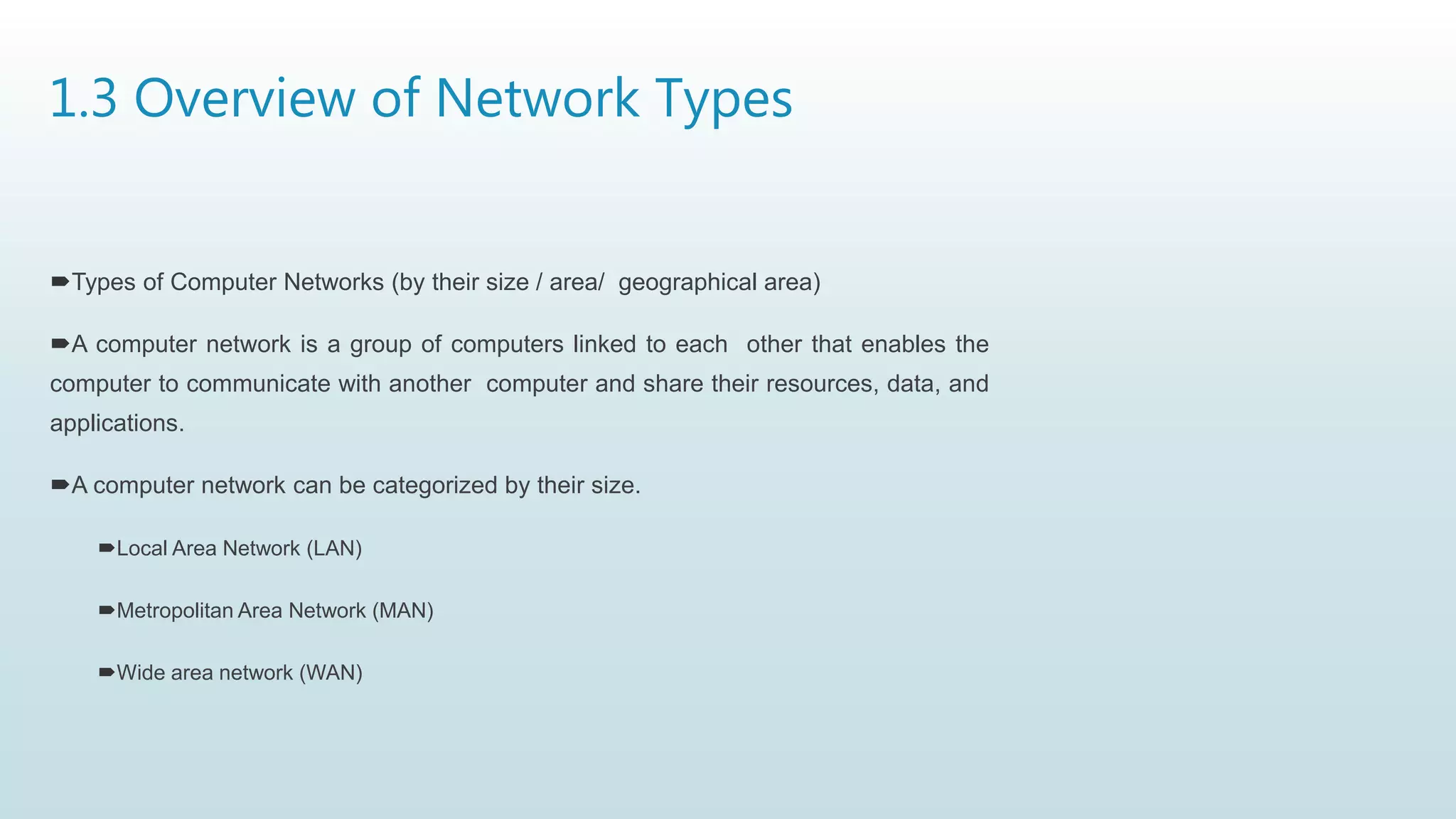 Computer Network - Unit 1 | PPTX