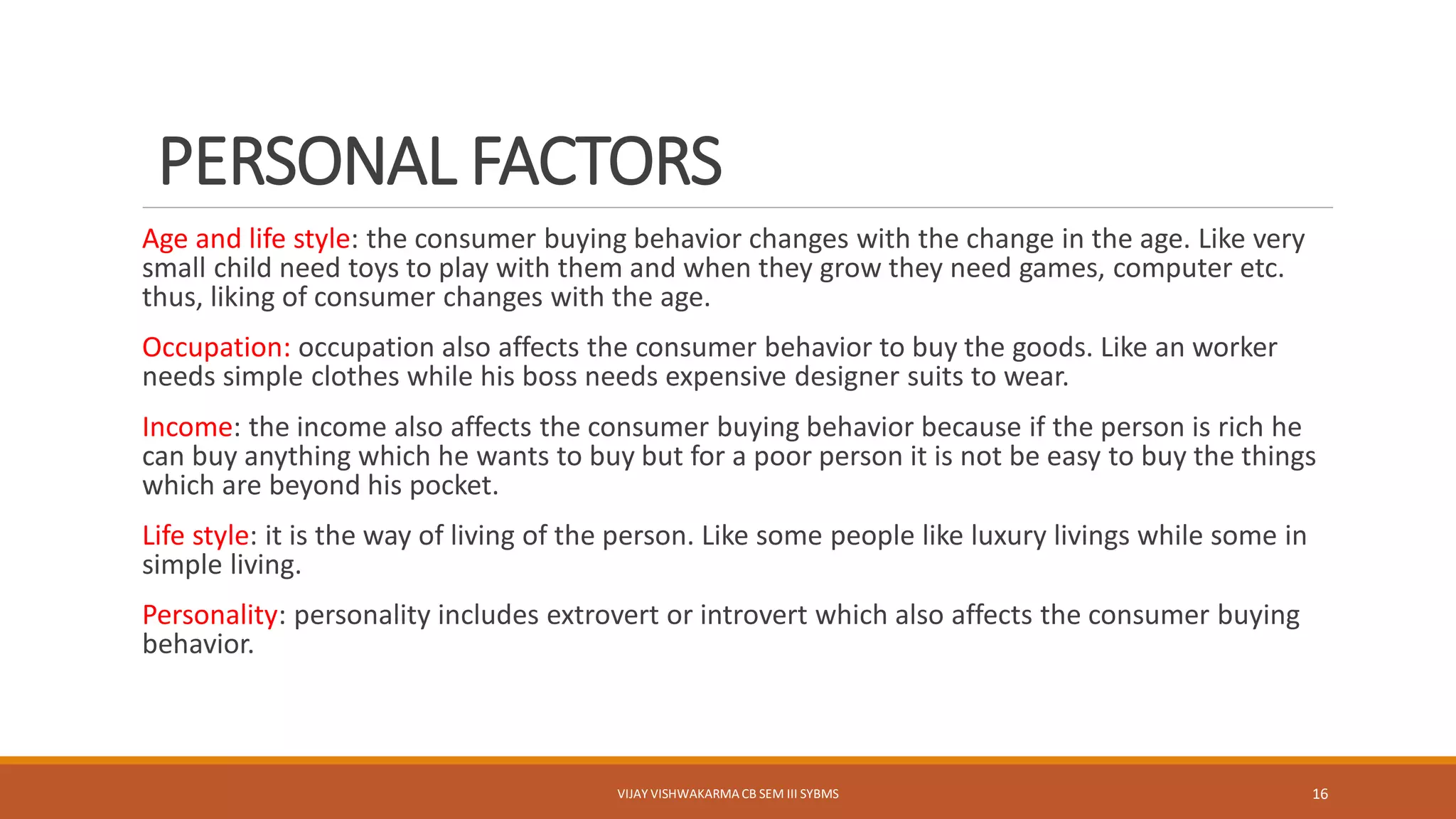 CONSUMER BEHAVIOUR UNIT 1 | PDF