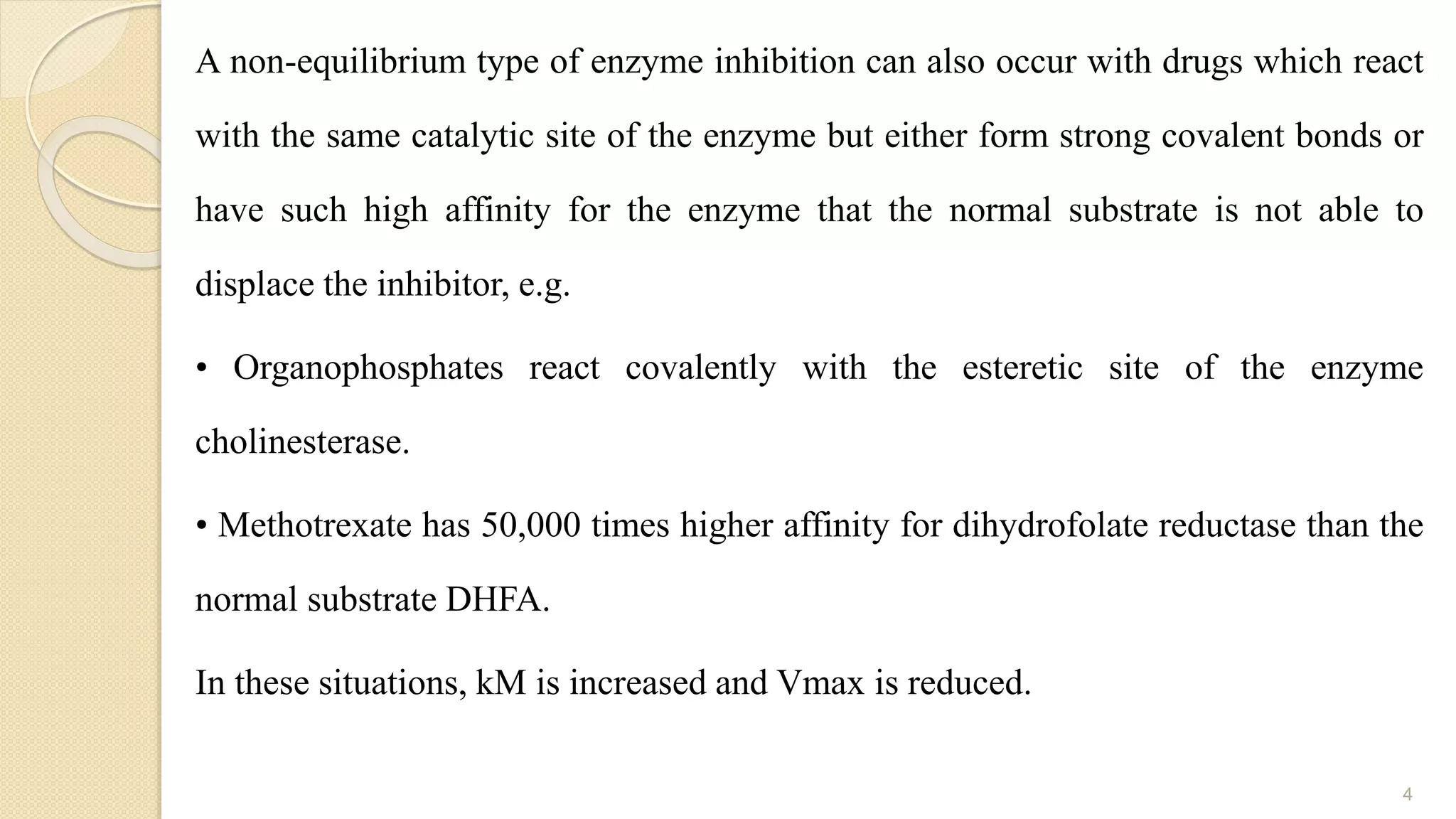 Enzyme Inhibition & Kinetics of Elimination | PPTX