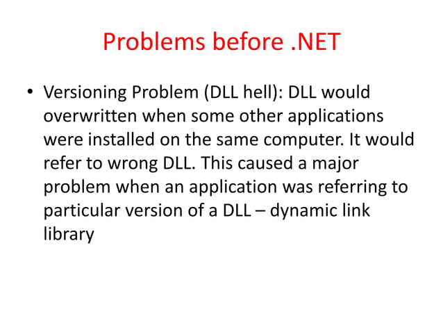 Microsoft .Net Technology | PPT
