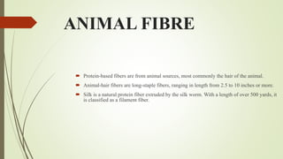 classification of textile fibre | PPTX