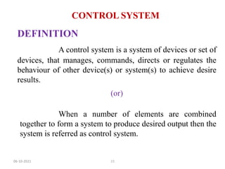 Introduction to Mechatronics | PPTX