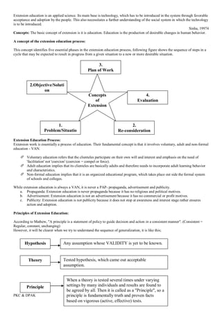 Extension education | PDF