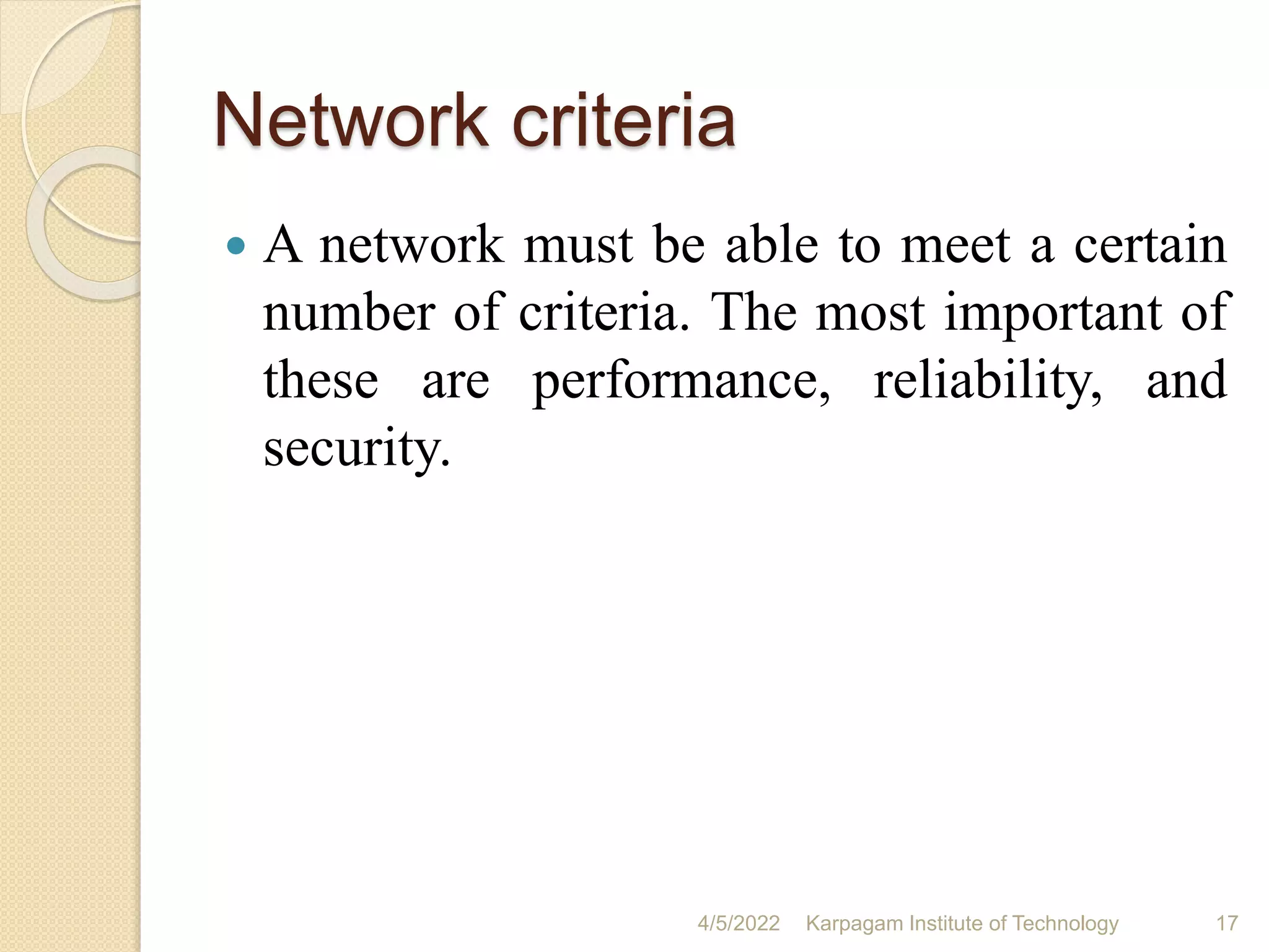 Computer Networks - Unit 1 PPT | PPTX