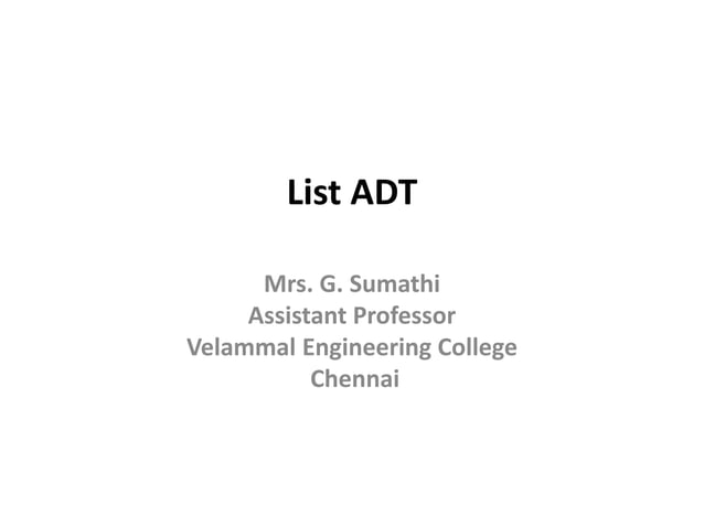 Unit 1 LINEAR DATA STRUCTURES | PPTX