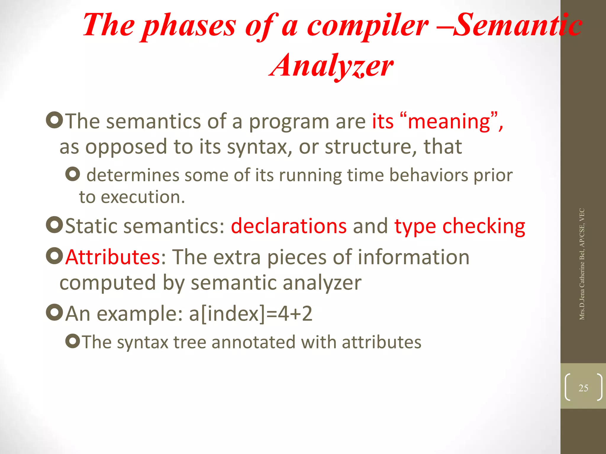 Compiler Design Unit 1 | PPT
