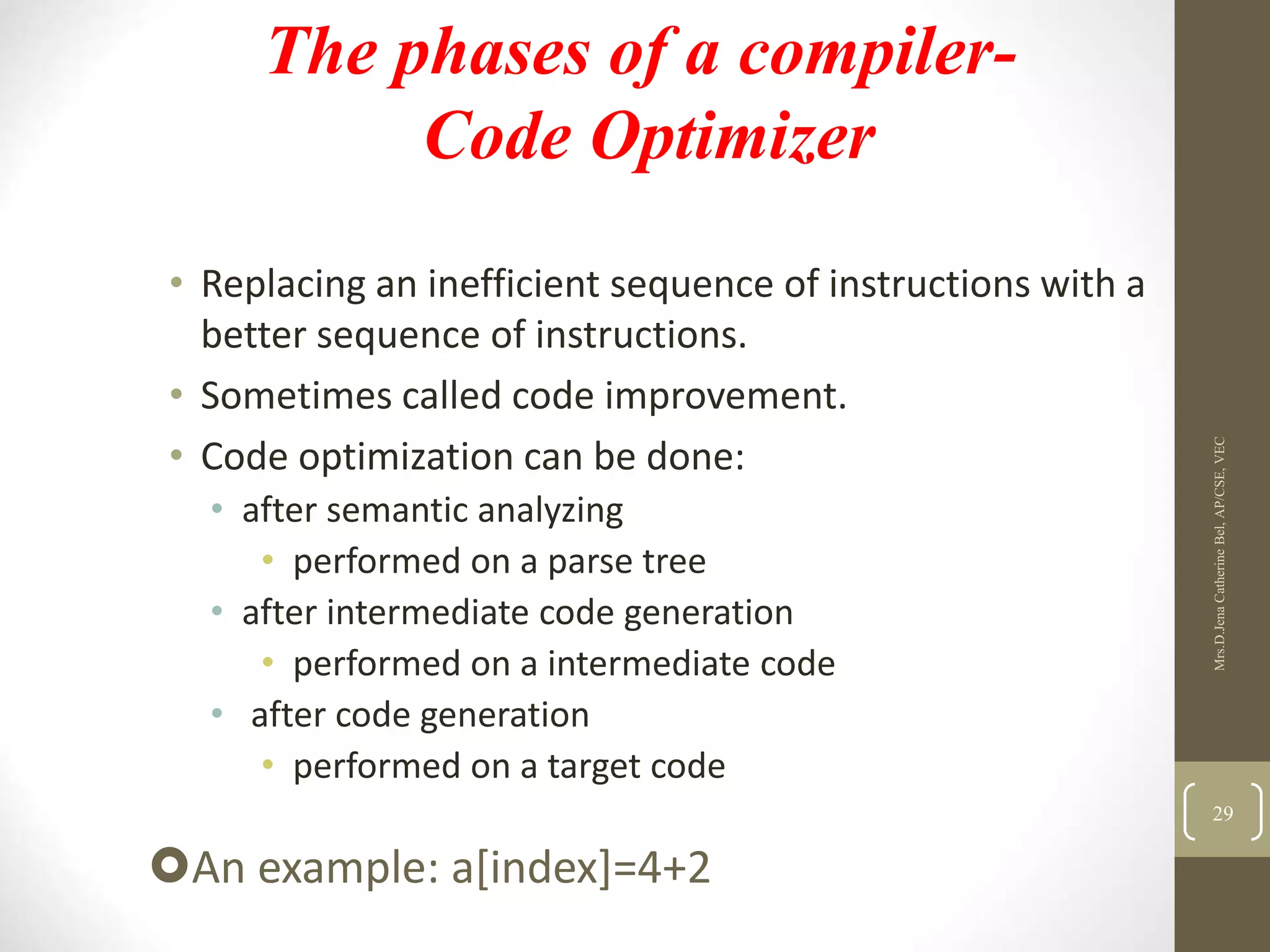 Compiler Design Unit 1 | PPT