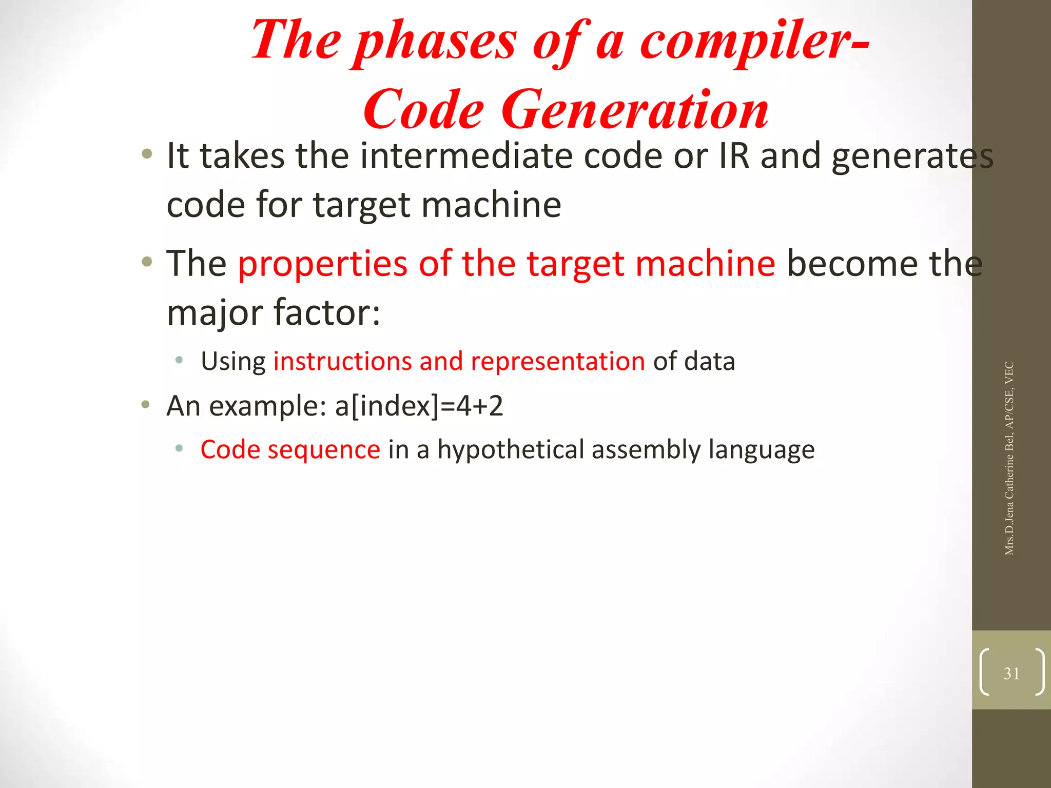 Compiler Design Unit 1 | PPT