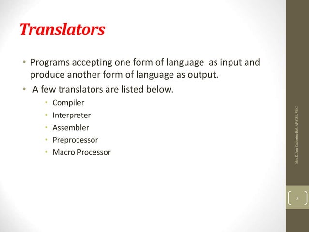 Compiler Design Unit 1 Ppt Programming Languages Computing 5515