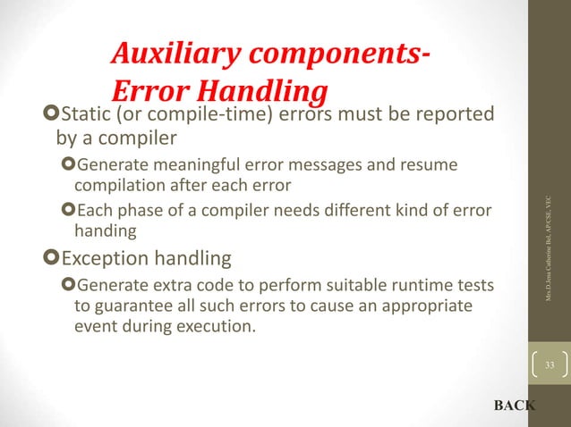 Compiler Design Unit 1 Ppt Programming Languages Computing 4401