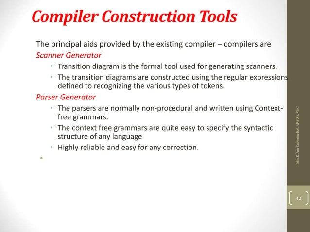 Compiler Design Unit 1 Ppt Programming Languages Computing 3878