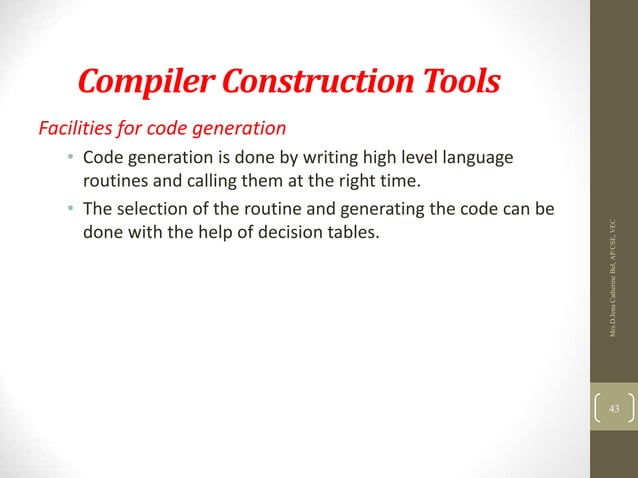 Compiler Design Unit 1 Ppt Programming Languages Computing 3482
