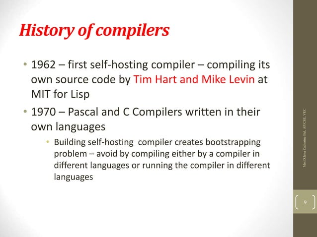 Compiler Design Unit 1 Ppt Programming Languages Computing 0712
