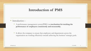 PMS - Introduction and Theoretical Framework | PPT