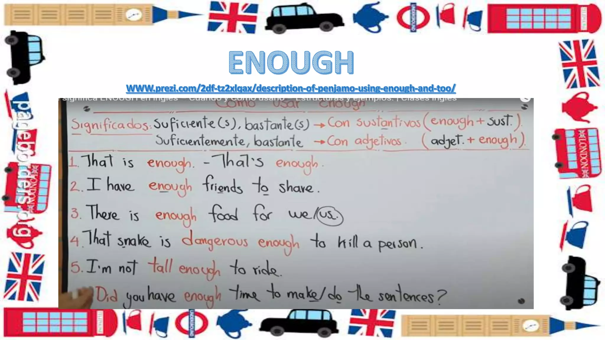 Adjective Too/ enough/ not…enough Quantifiers | PPTX