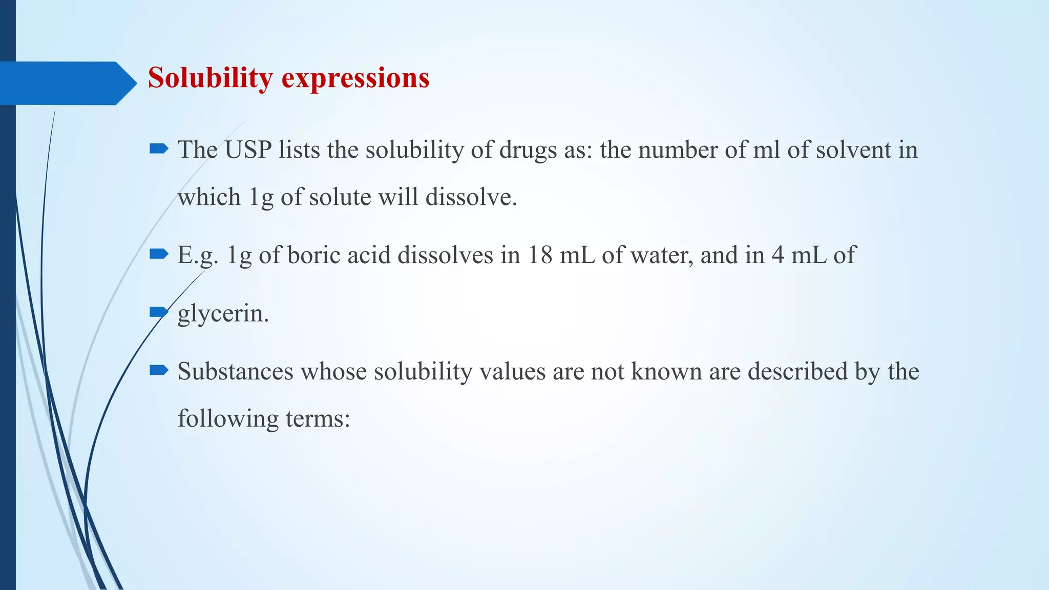 SOLUBILITY | PPTX