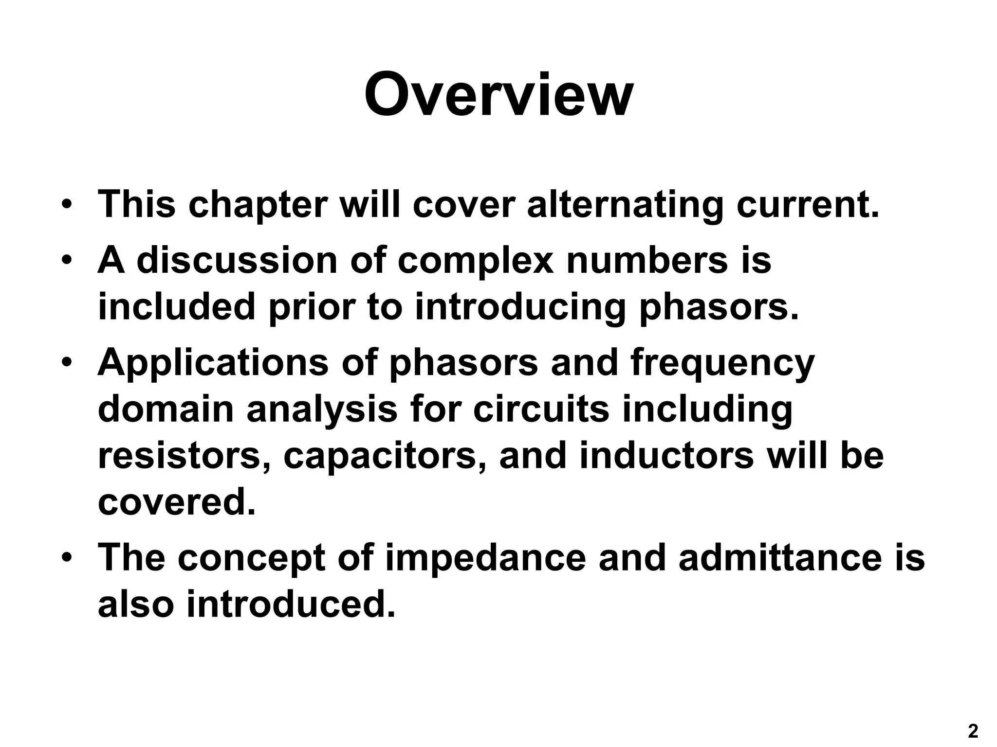Sinusoidal Steady State Analysis Ppt