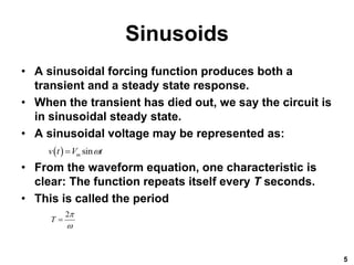 Sinusoidal Steady State Analysis | PPT