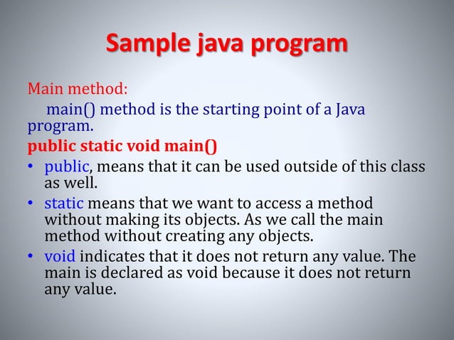 JAVA PROGRAMMING | PPT