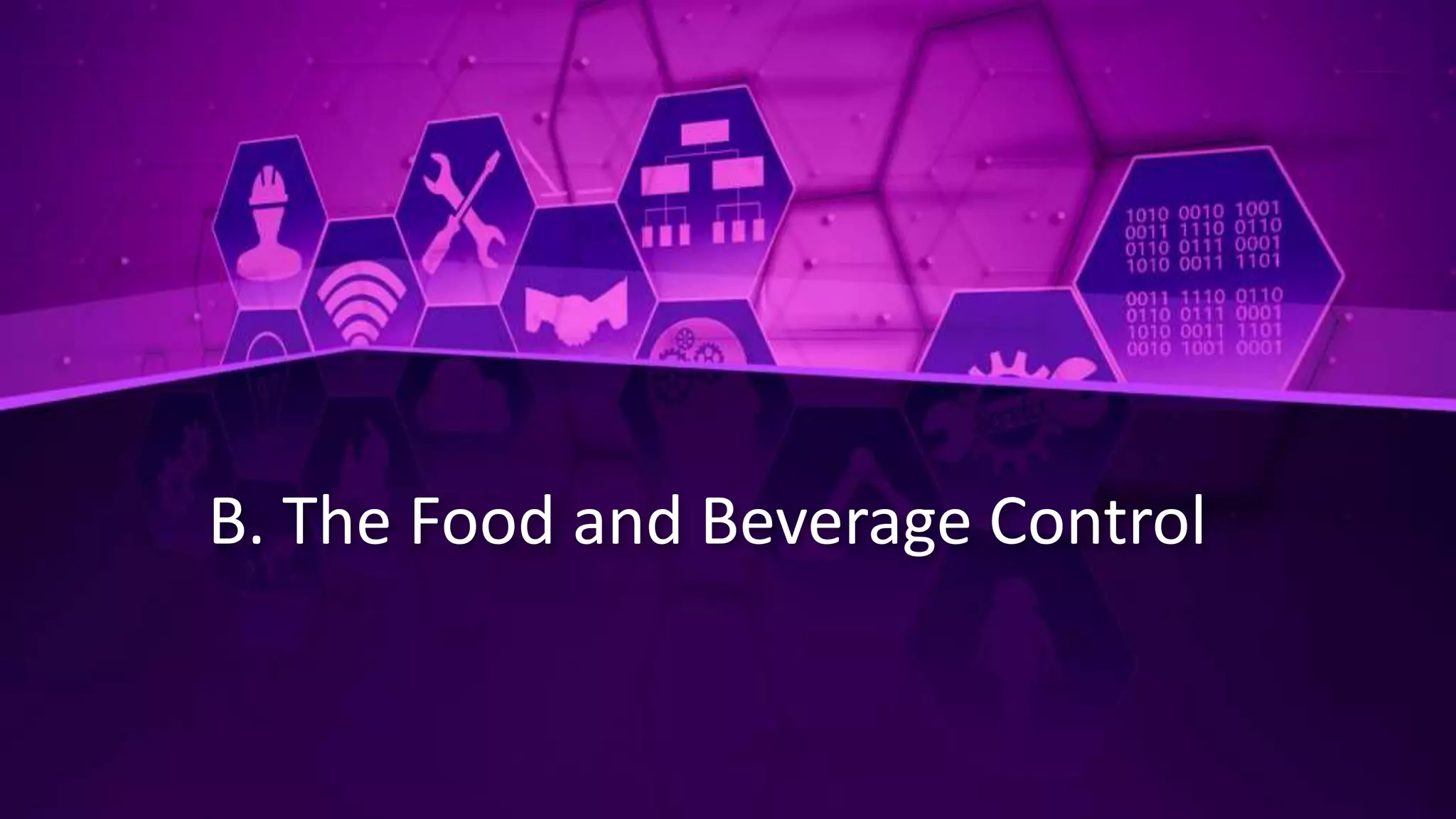 Food and BeveragE Cost Control | PPTX