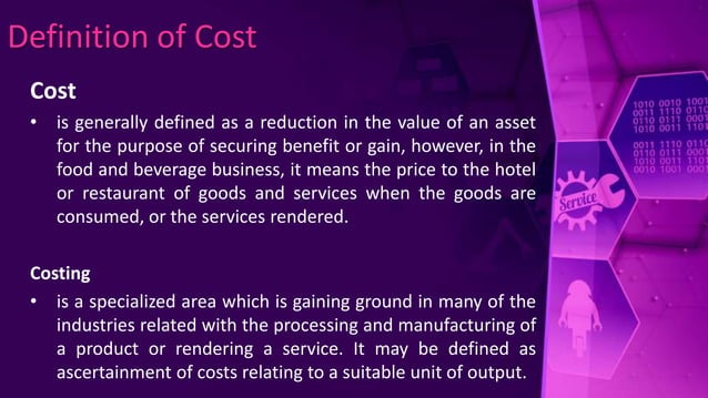Food and BeveragE Cost Control | PPTX | Business Accounting & Finance ...
