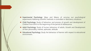 FOUNDATION OF HUMAN BEHAVIOUR | PPTX