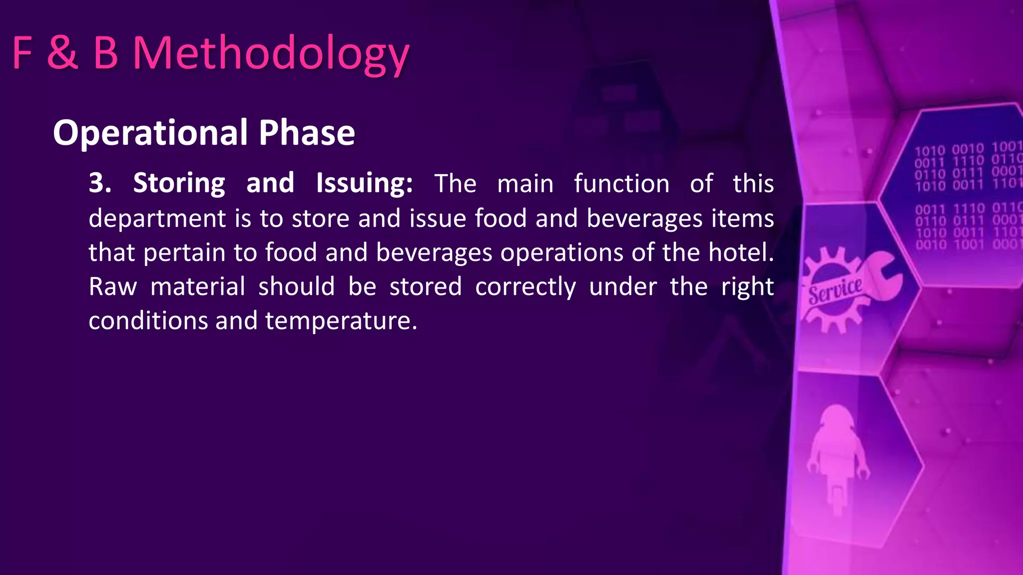 Unit 1. Introduction to Food and Beverage Control.pptx | Business Accounting & Finance | Business