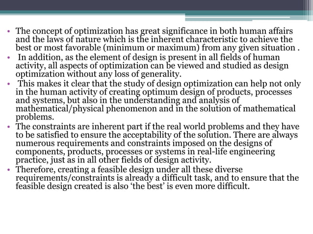 Algorithm For optimization.pptx | Physics | Science