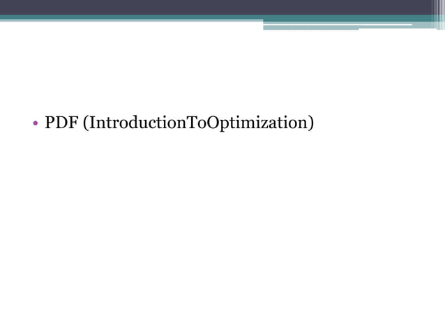 Algorithm For optimization.pptx | Physics | Science