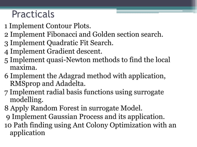 Algorithm For optimization.pptx | Physics | Science