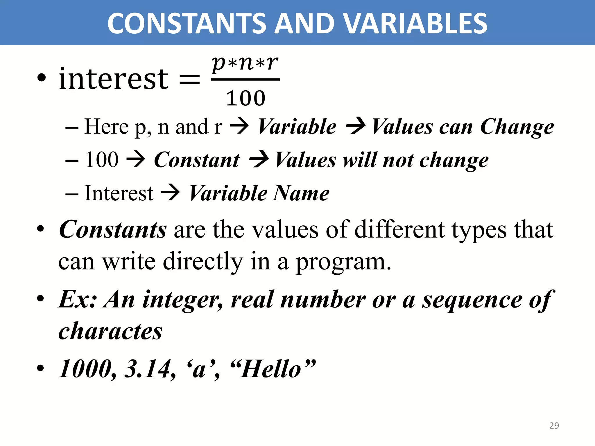 Fundamentals of Data Structures Unit 1.pptx