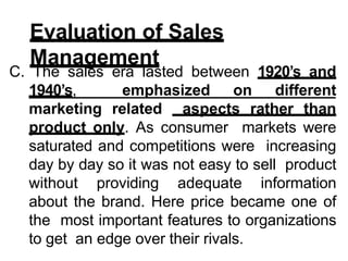 introduction to sales management | PPTX