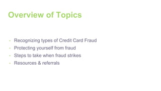 Credit Card Fraud | PPT