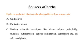 UNIT 1.1 Herbs as raw materials.pptx