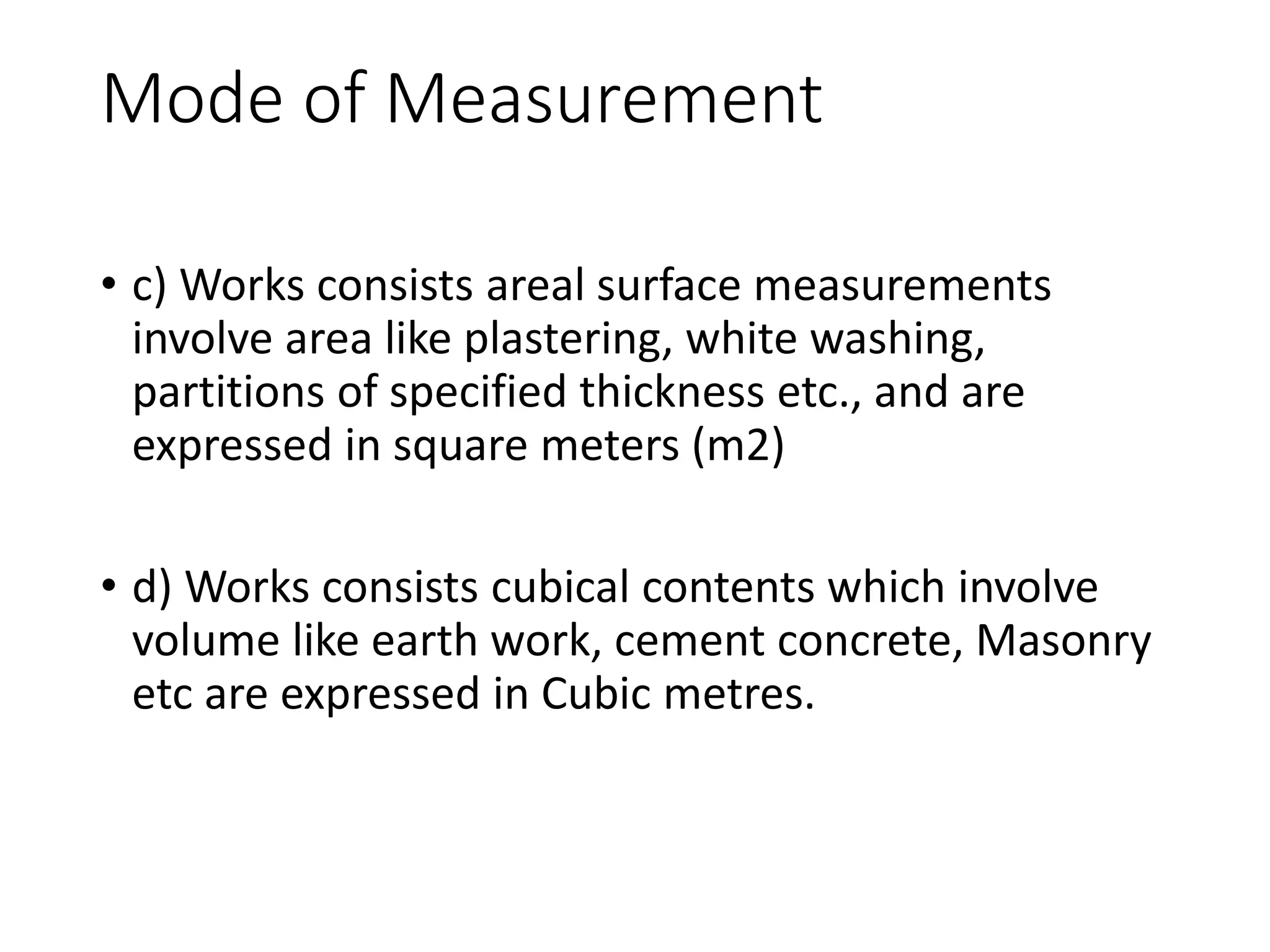 Estimation Costing and Valuation Unit 1 | PPTX