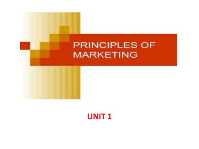 Principles of marketing | PPT