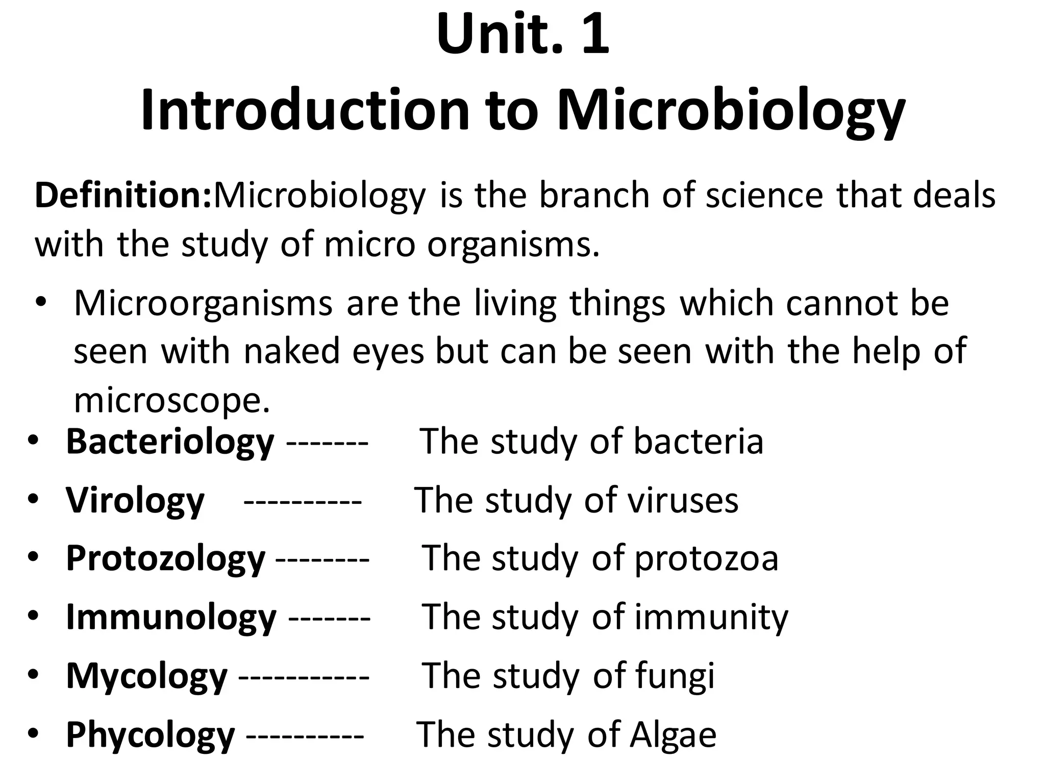 Unit1. Introduction to Microbiology. Microbiology.pdf