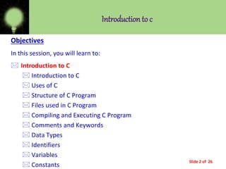 Unit 1.1 - Introduction to C.pptx
