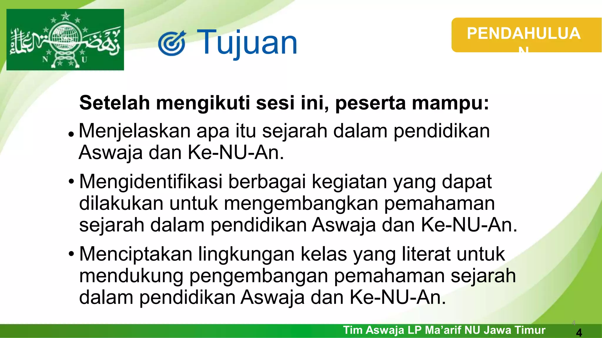 Unit 1. Pembelajaran Sejarah Aswaja dan Ke NU an.pptx