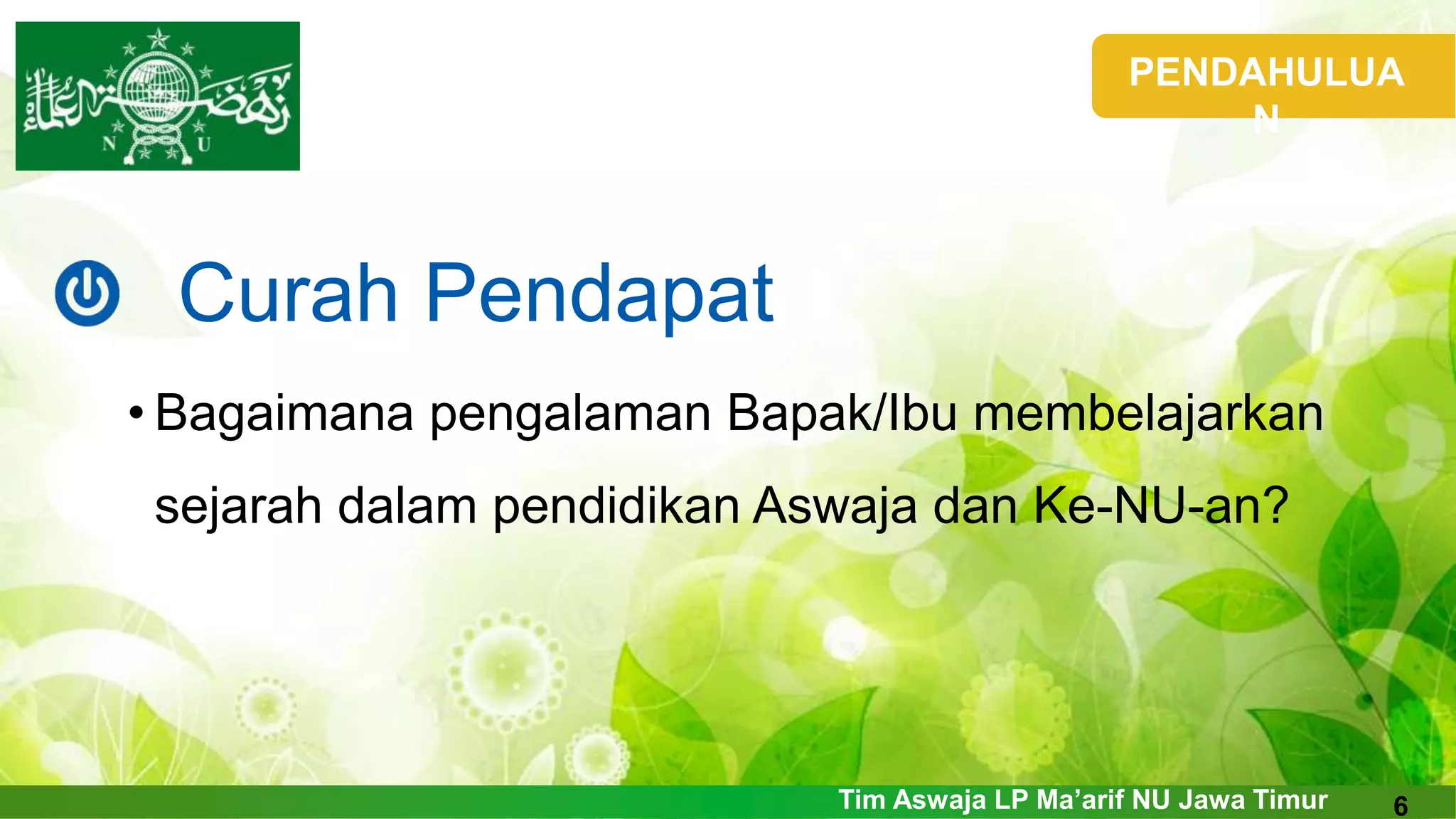 Unit 1. Pembelajaran Sejarah Aswaja dan Ke NU an.pptx